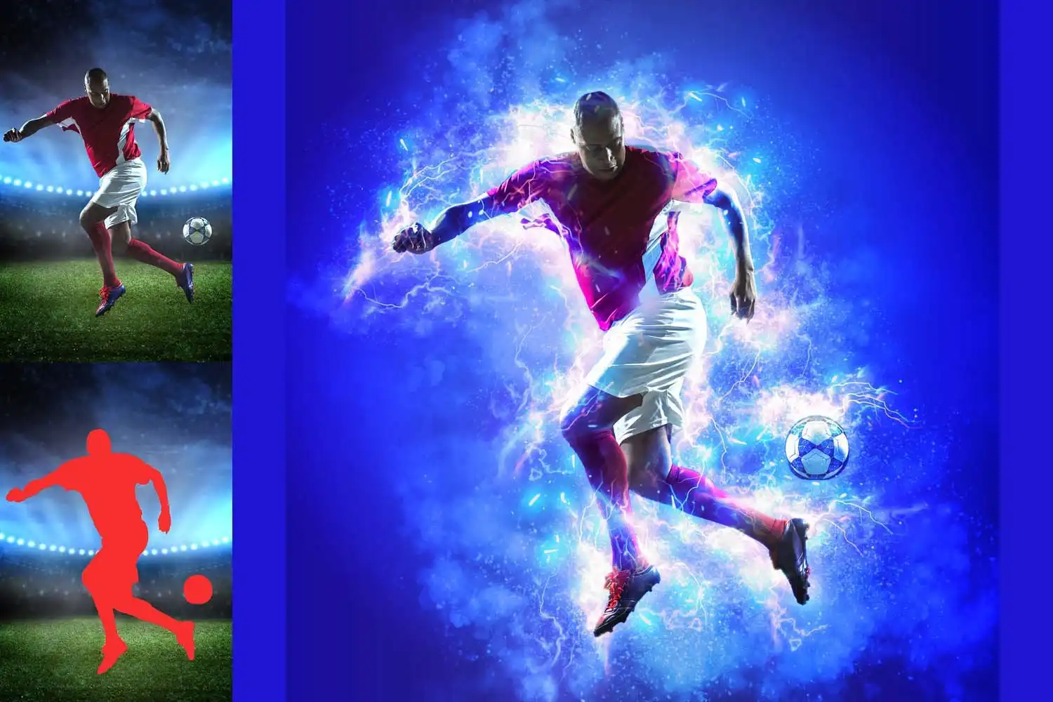 Electric Effect Photoshop Action Free Download