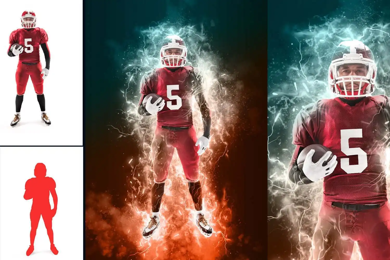 Electric Effect Photoshop Action Free Download