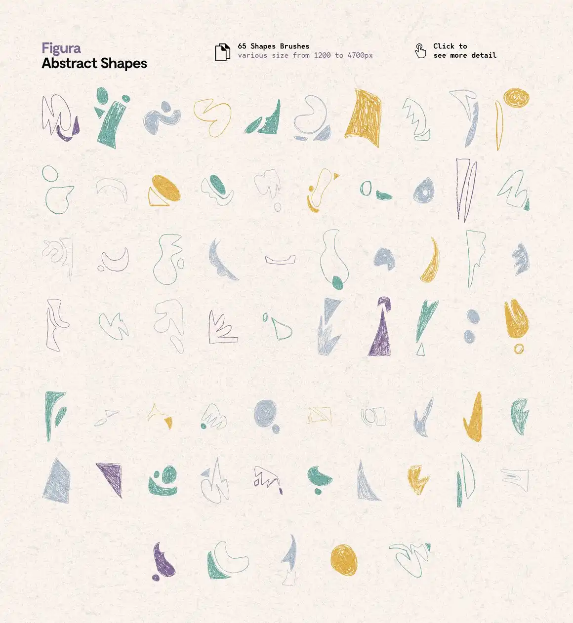 Figura 65 Procreate Shape Brushes - Brushes Pack