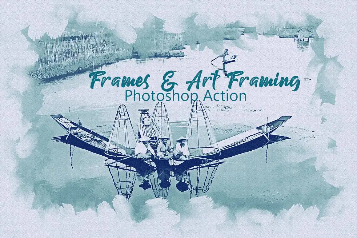 Frames & Art Framing PS Action - Free Download
