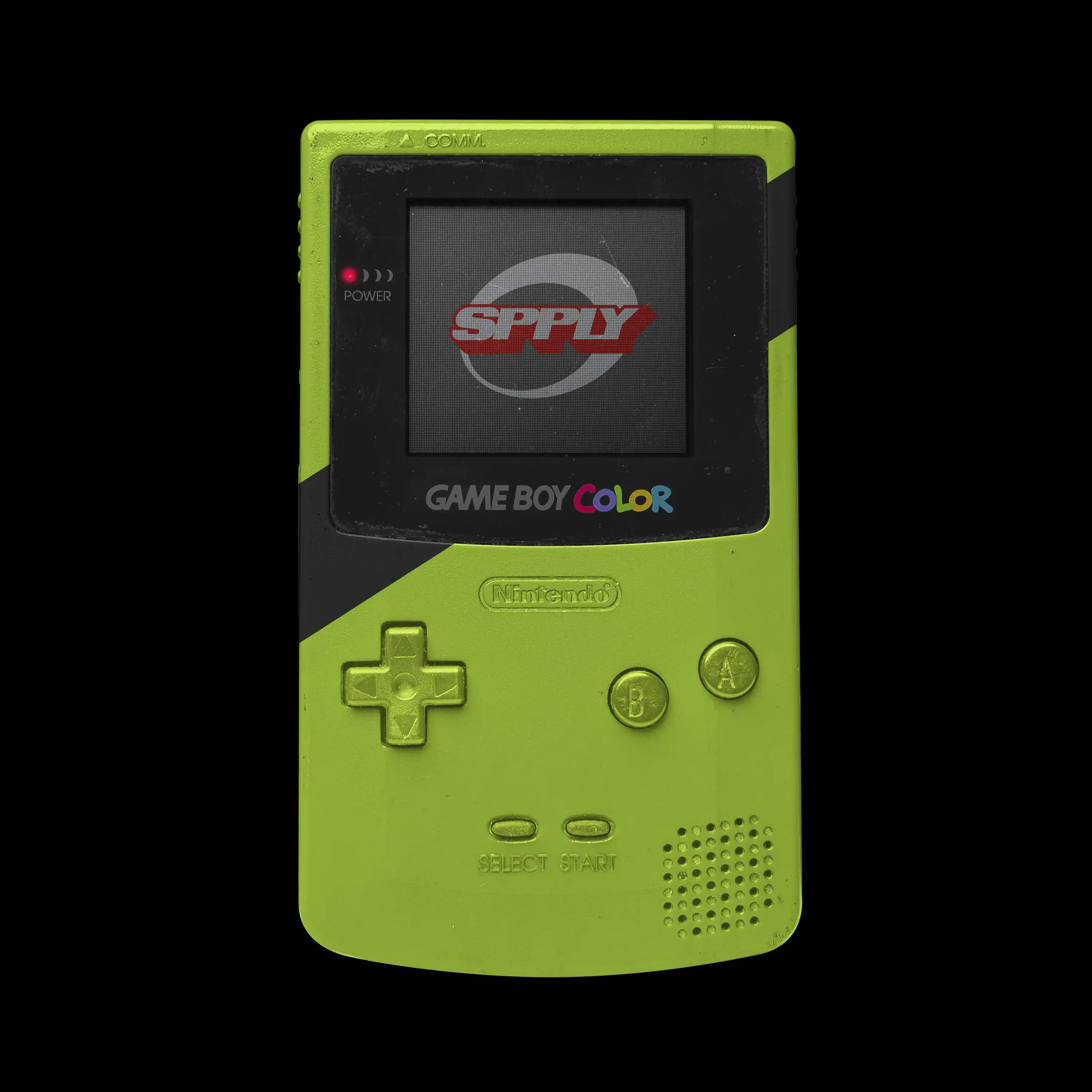 Gameboy Color Photoshop Mockup - Mad Supply Co Free Download