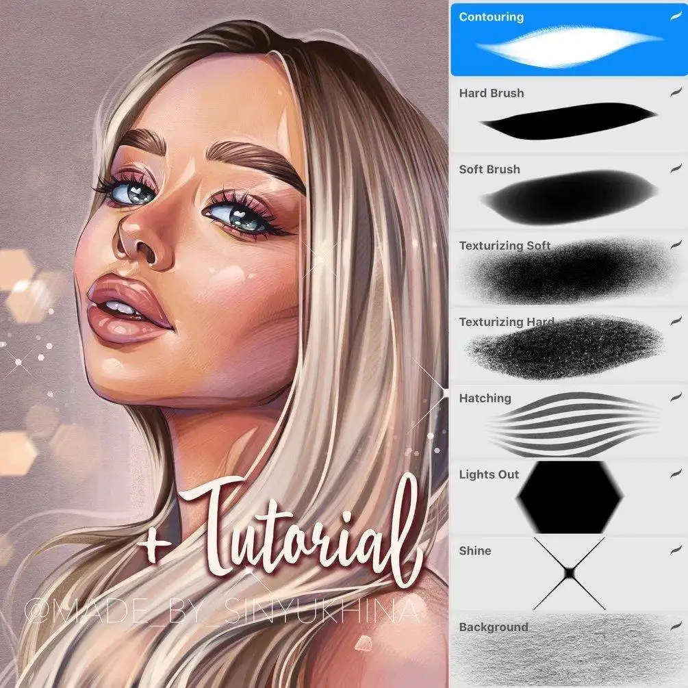 Graphics brush set for Procreate - Brushes Pack