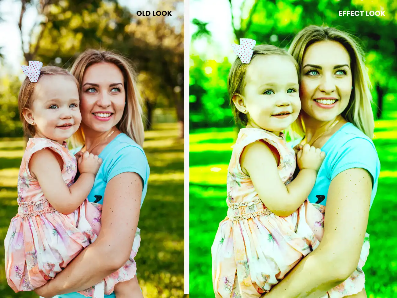 Green Color Photoshop Action Free Download
