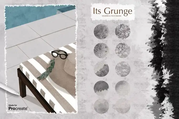 Grunge Texture Brushes For Procreate Free Download