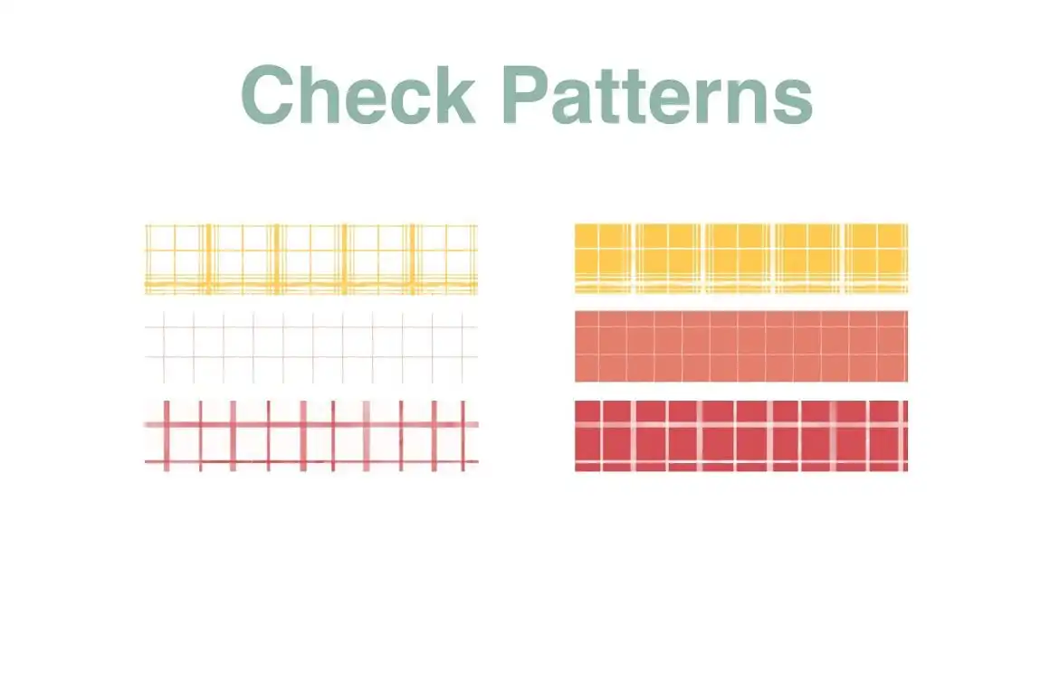 Handmade Pattern Brushes for Procreate - Brushes Pack