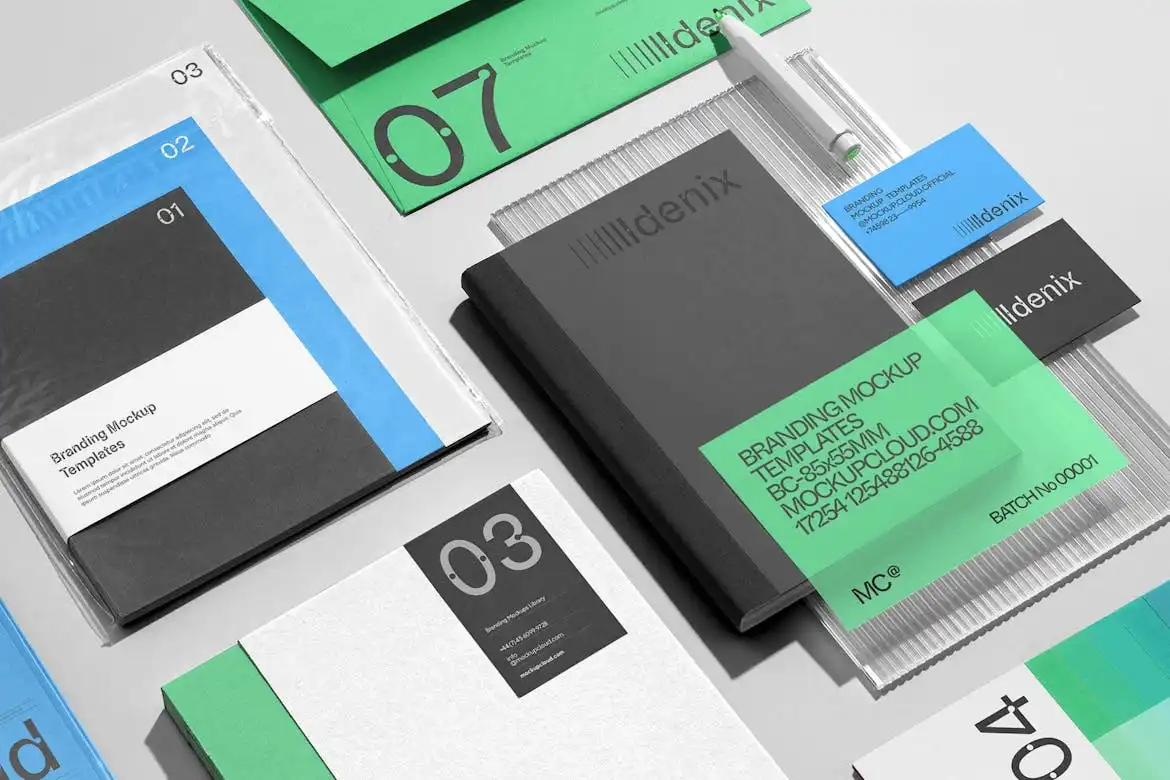 Idenix Branding Mockup Free Download