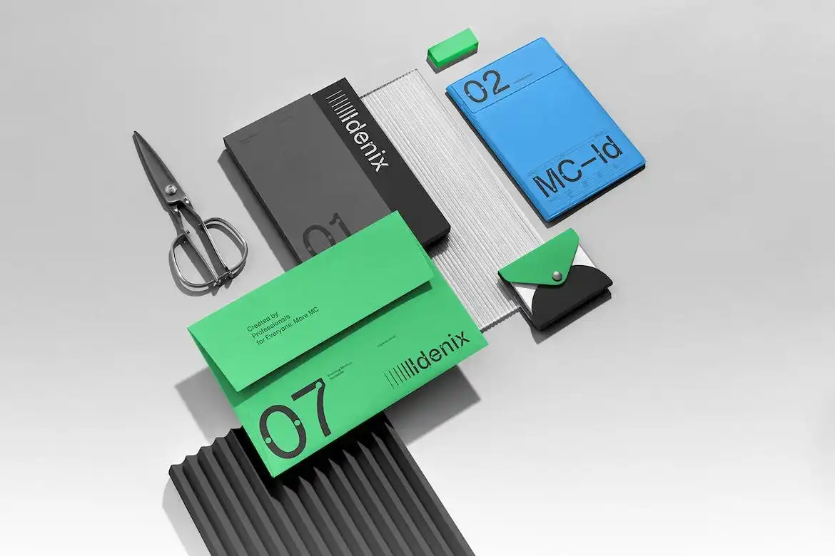 Idenix Branding Mockup Free Download