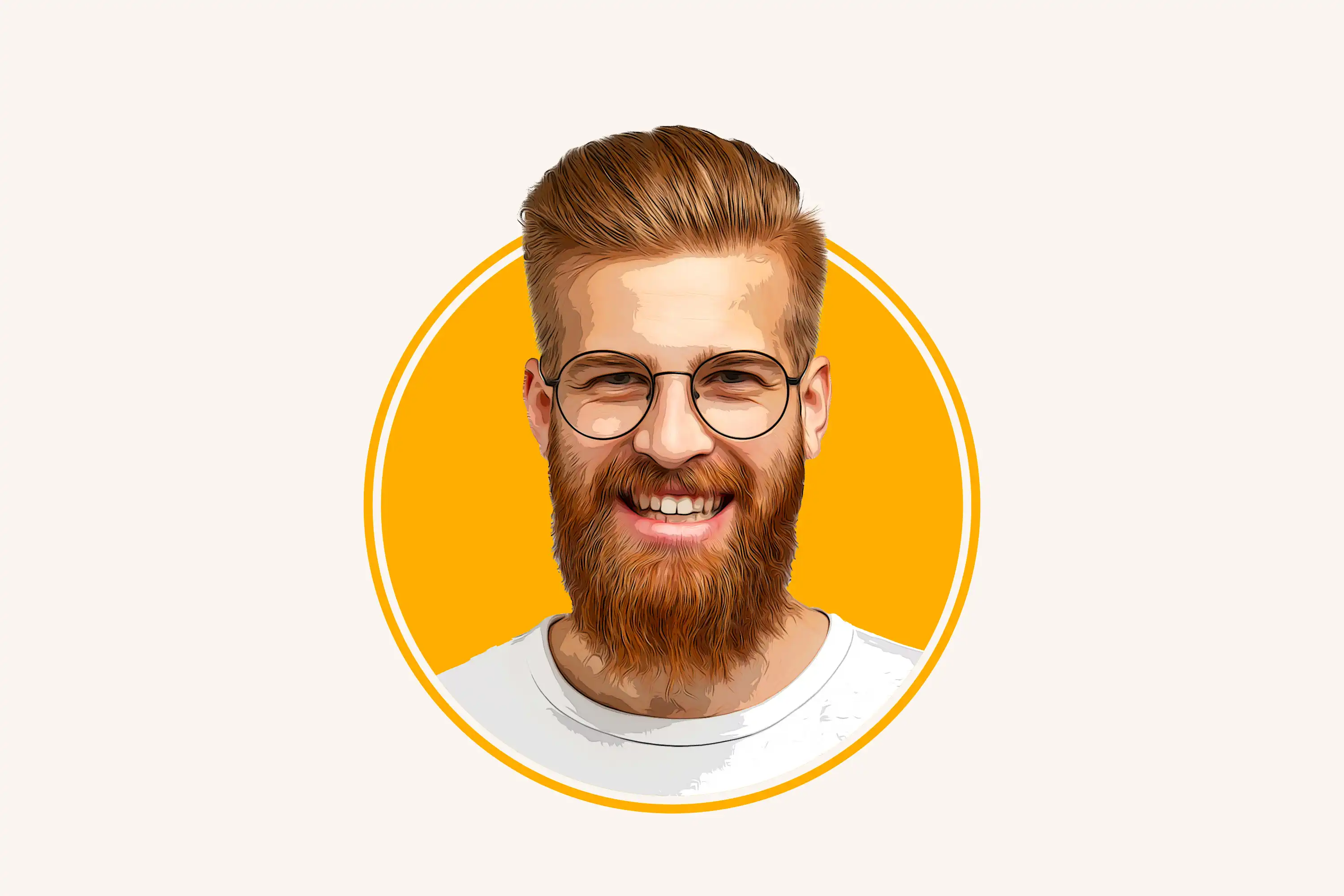 Illustration Circle Profile Picture Photoshop Mockup Free Download