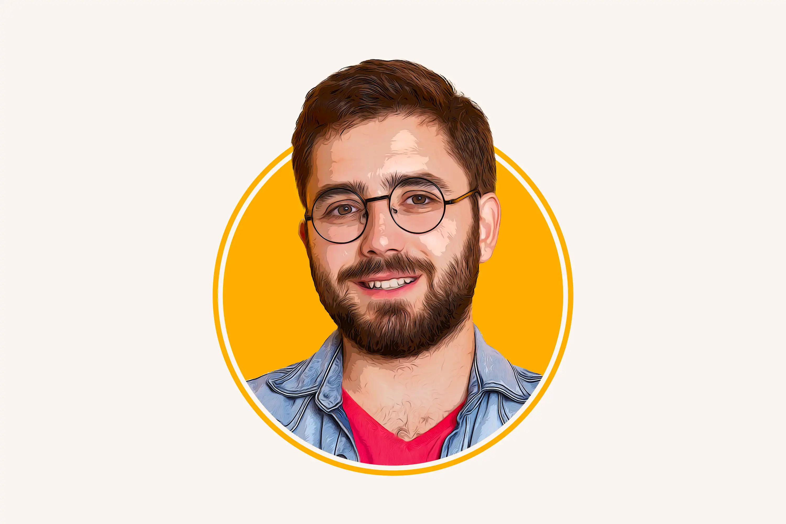 Illustration Circle Profile Picture Photoshop Mockup Free Download