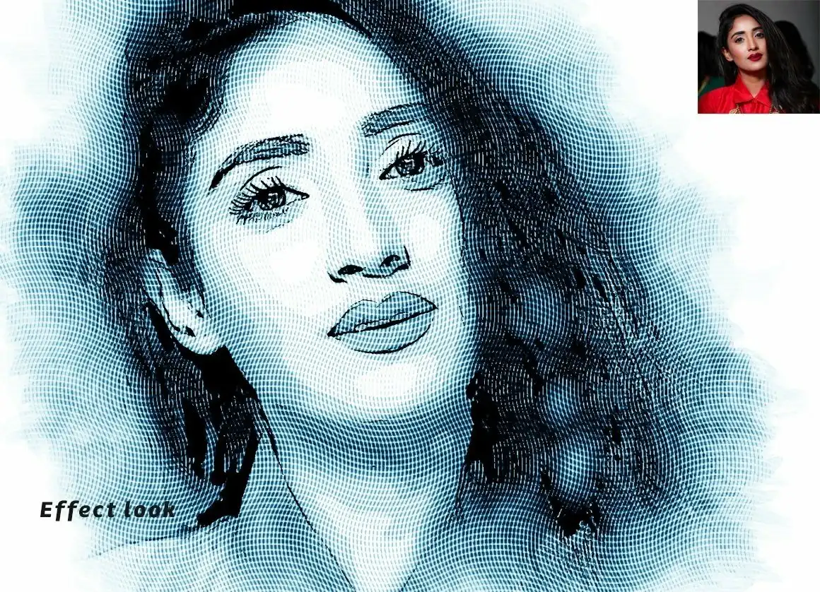 Illustration Photoshop Action Free Download