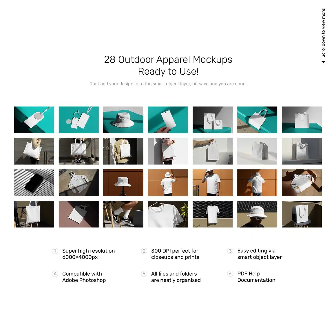 Outdoor Apparel Mockups Free Download