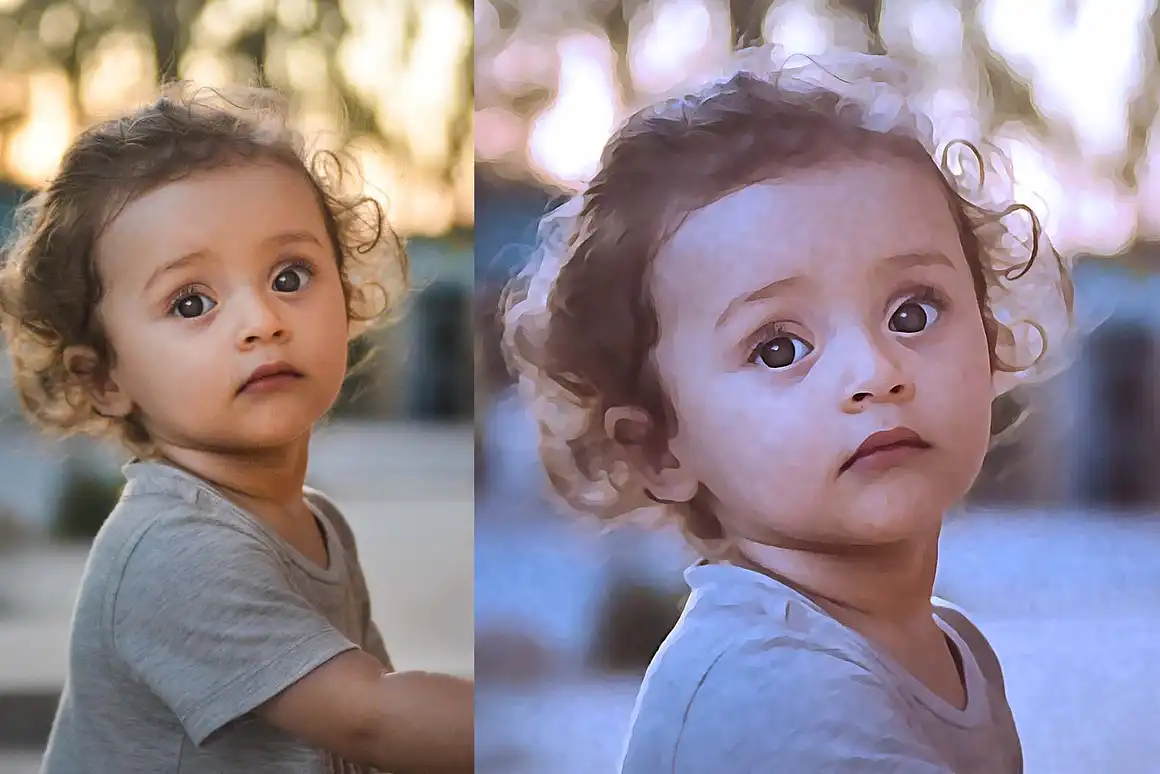 Poster Edges Oil Paint Photoshop - Free Download