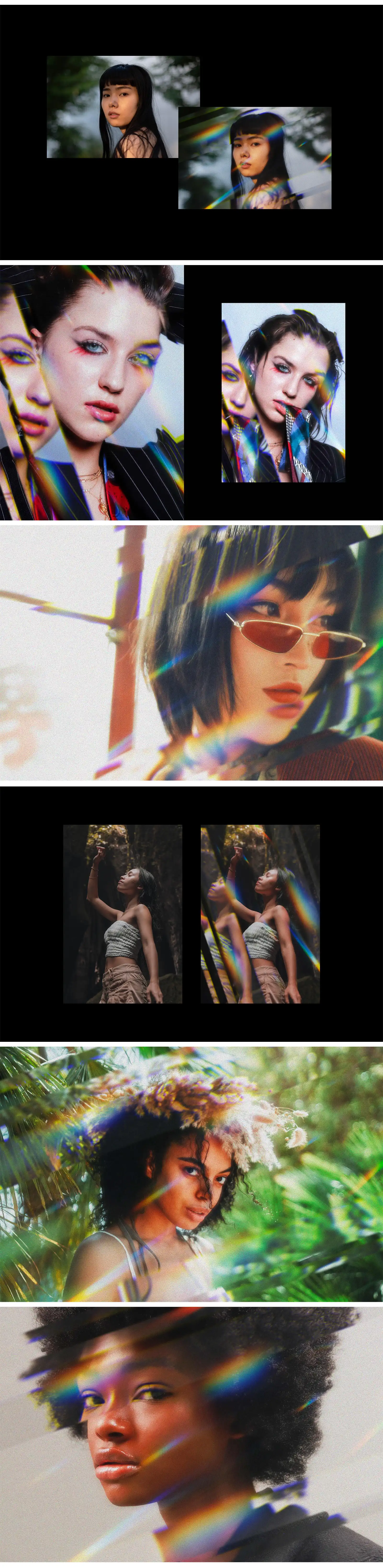 Prismatic Chrome Lens Photo Effect Free Download