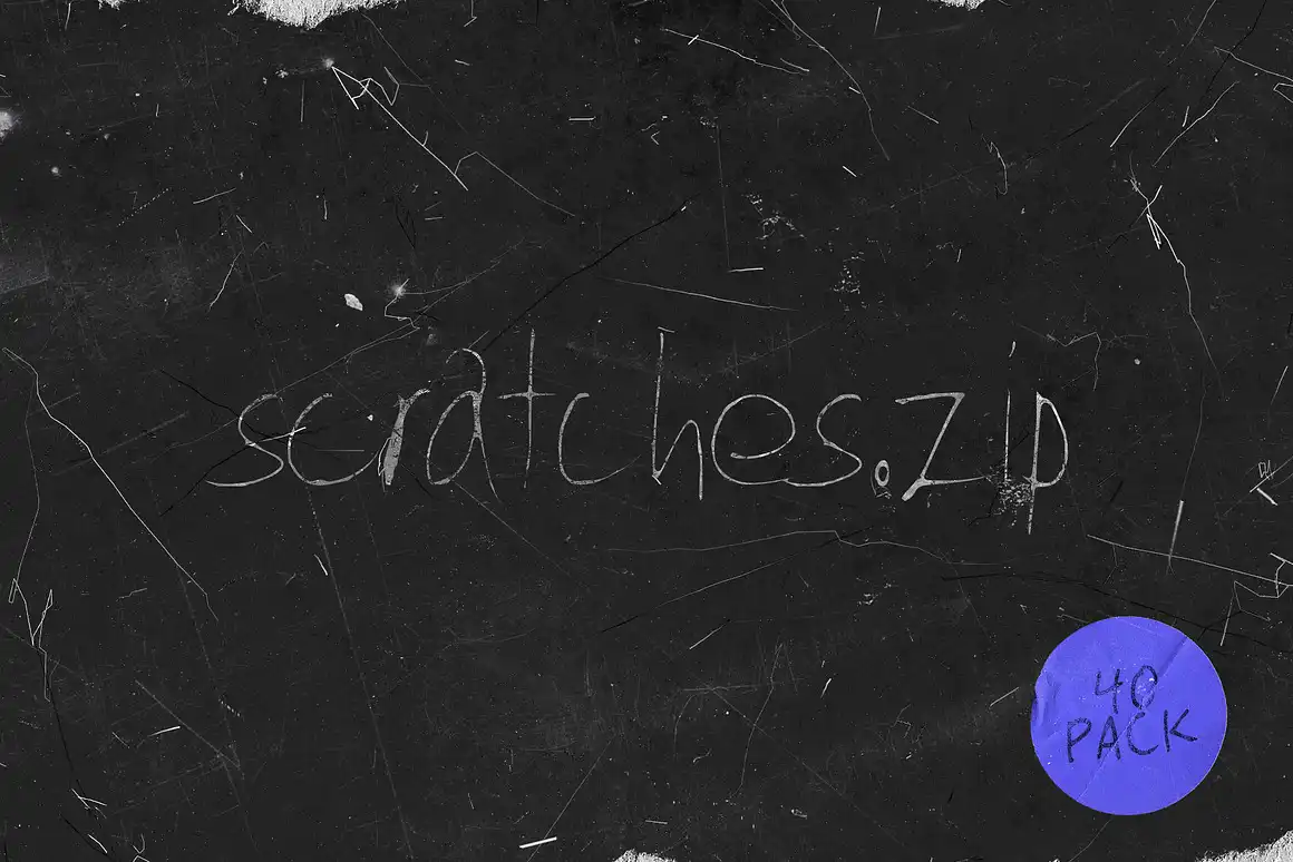 Scratches.zip – 42 scratch textures Free Download