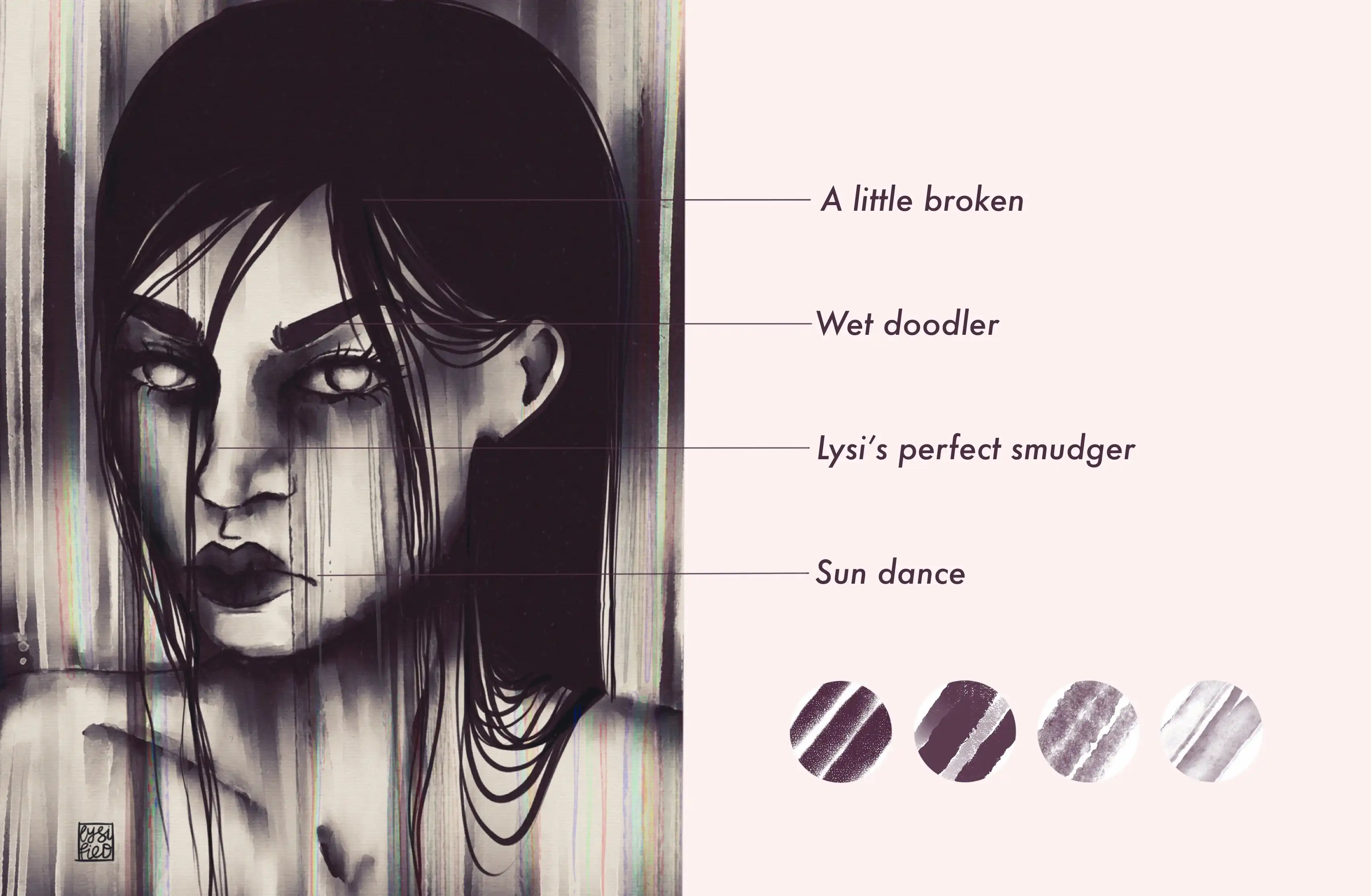 5 ways to illustrate the face - skin + Lysified portrait kit for procreate (free sample included ...