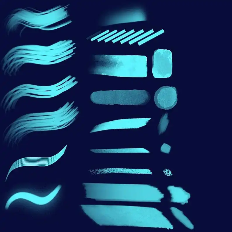 Texture Brush Pack for Procreate Free Download
