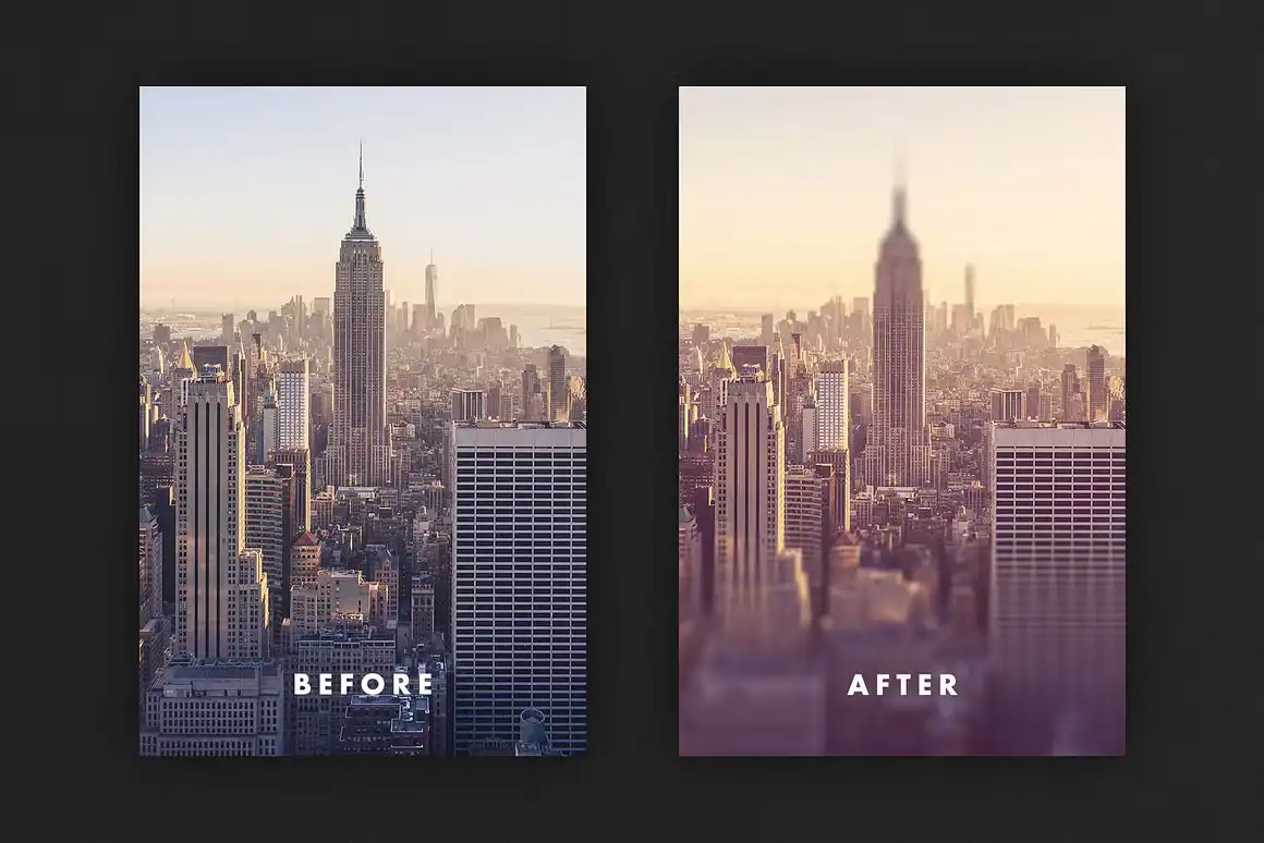Tilt Shift Effect for Posters Free Download