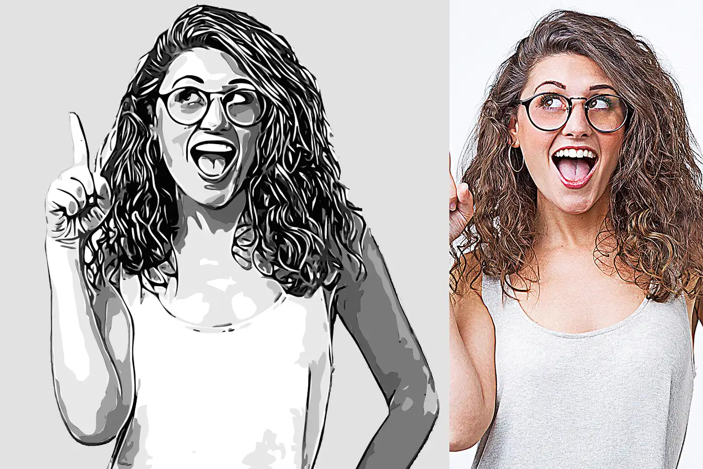 Turn Image to Vectorize With Photoshop Action Free Download