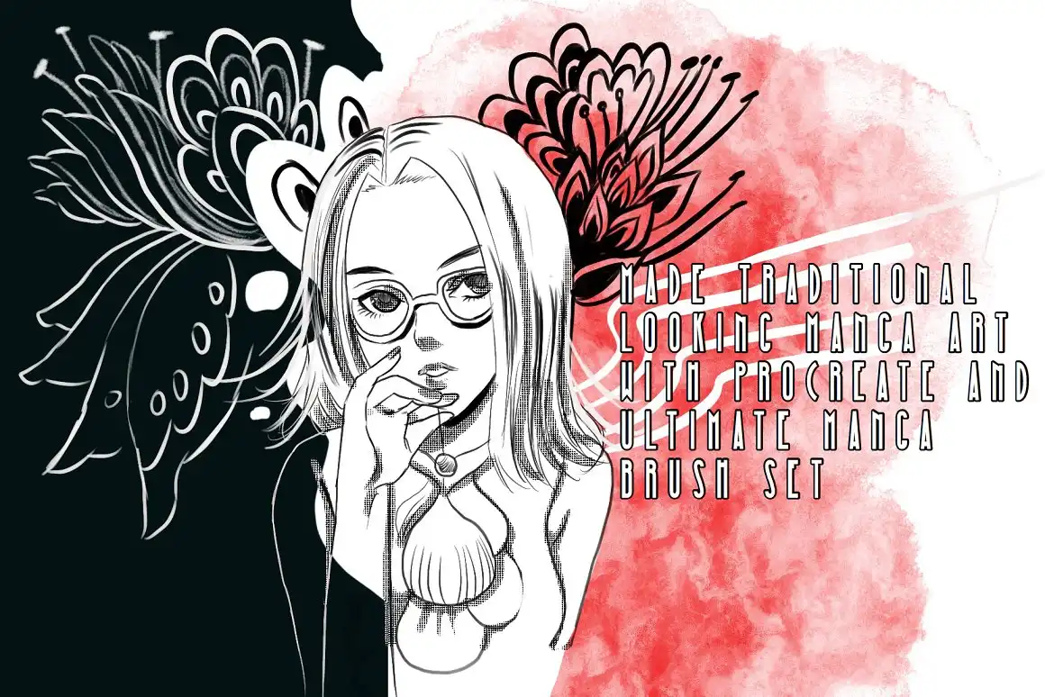 Ultimate Procreate Manga Brush Set - Brushes Pack