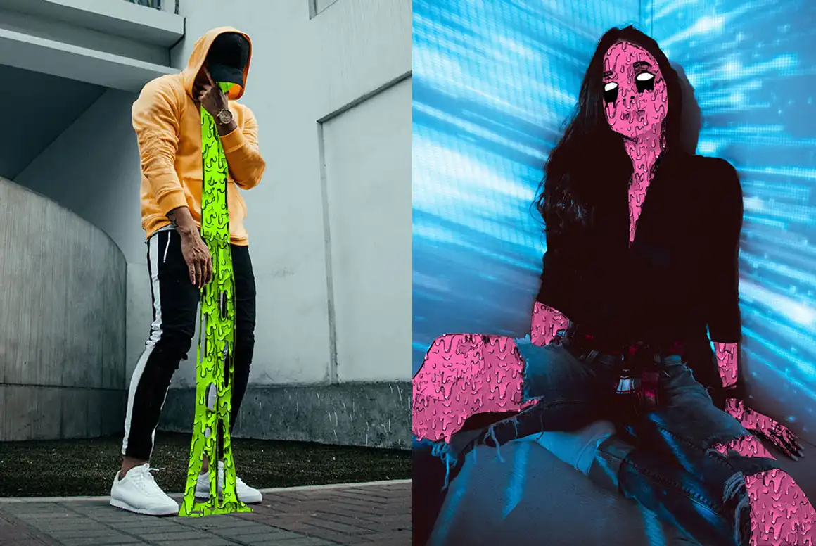 Zombie Grime Art Photoshop Action - Free Download