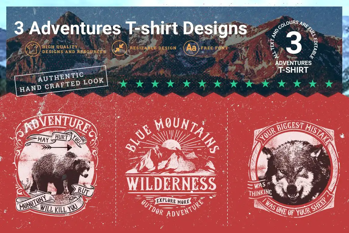 100 Editable T-shirt Designs Free Download