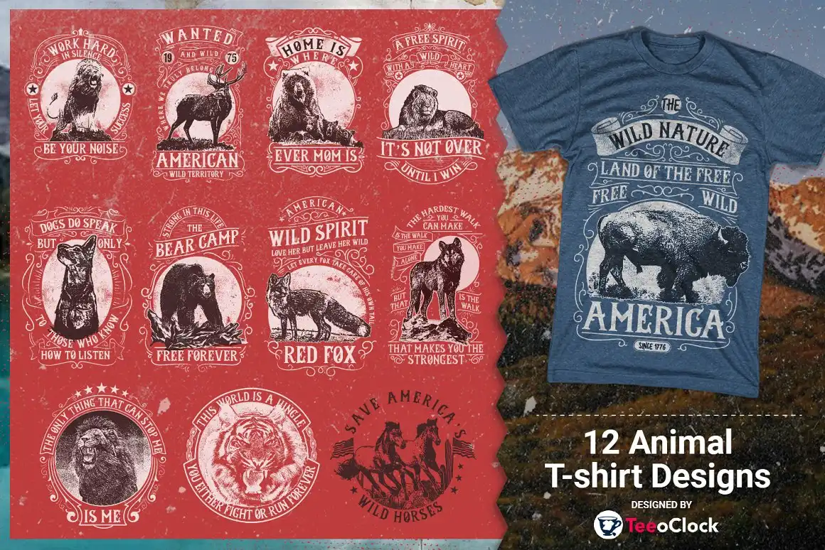 100 Editable T-shirt Designs Free Download