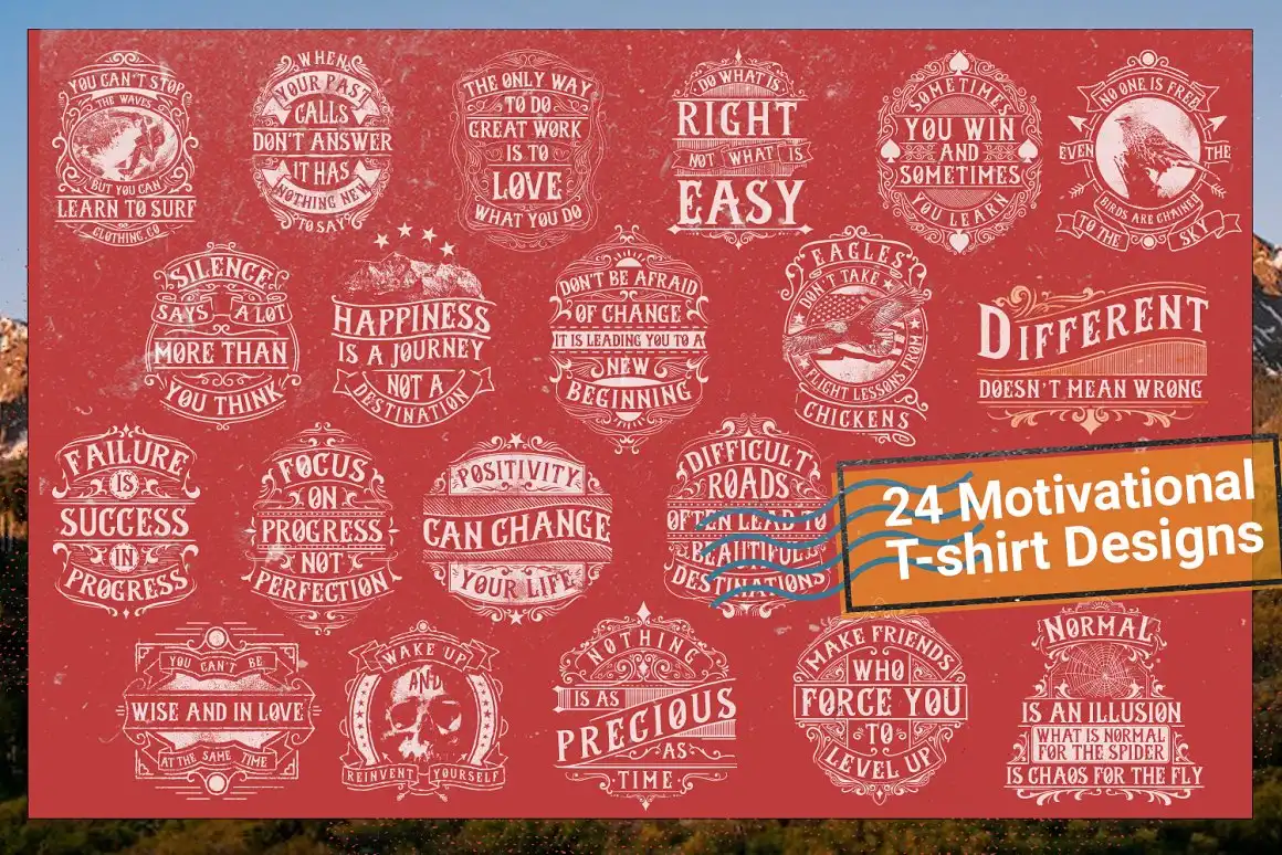 100 Editable T-shirt Designs Free Download