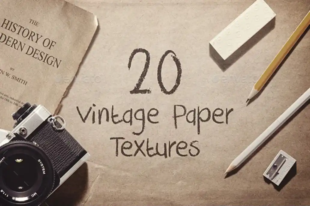 20 Vintage Paper Textures / Backgrounds Free Download