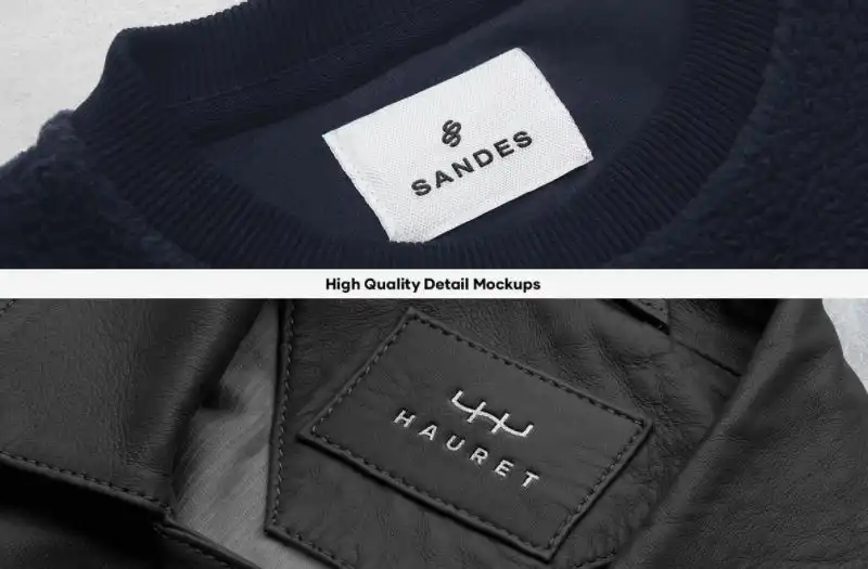 25 Apparel Tag & Labels Logo Mockups Free Download