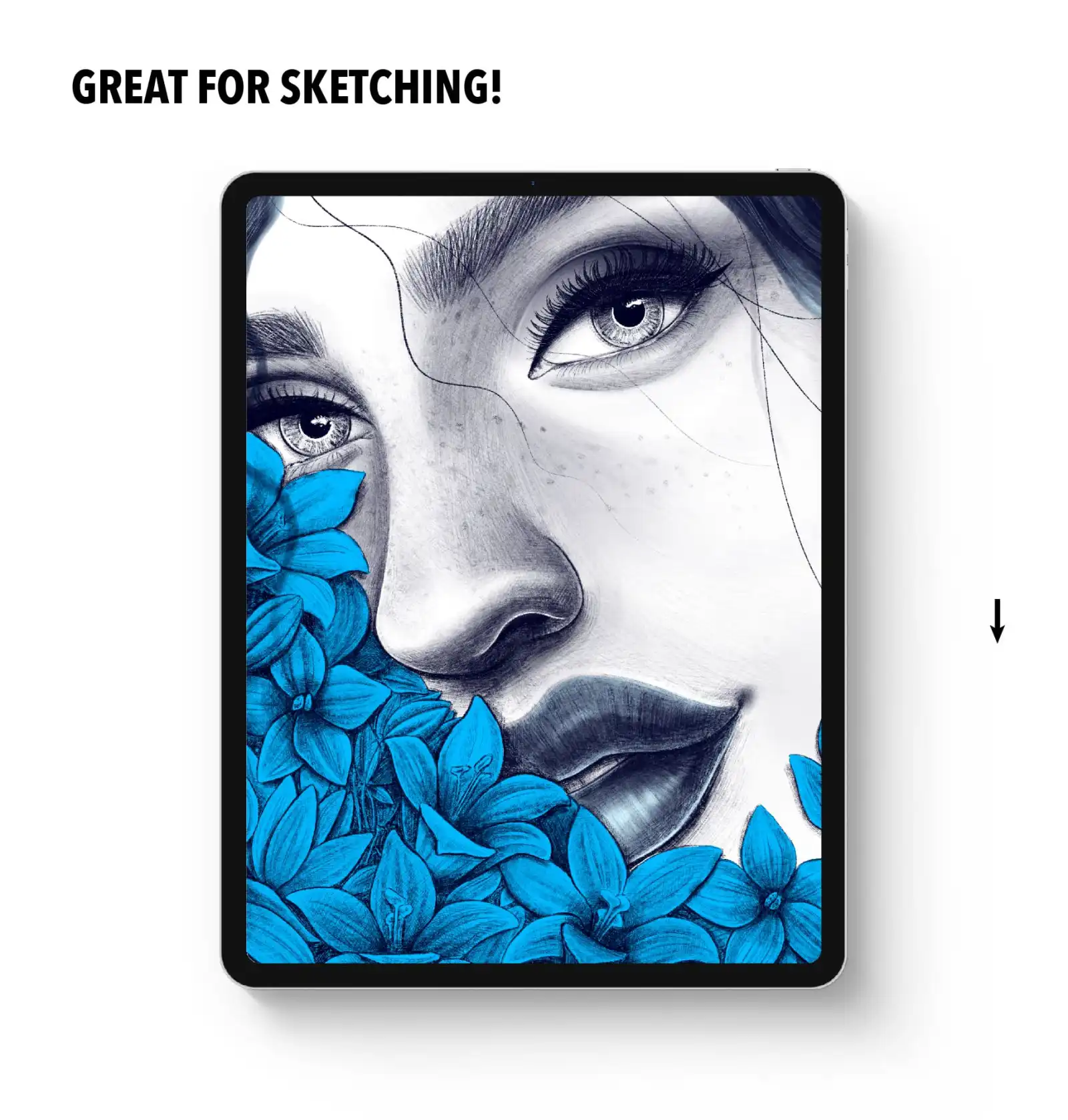 25 Graphite & Charcoal Procreate Brushes for Portraits Free Download