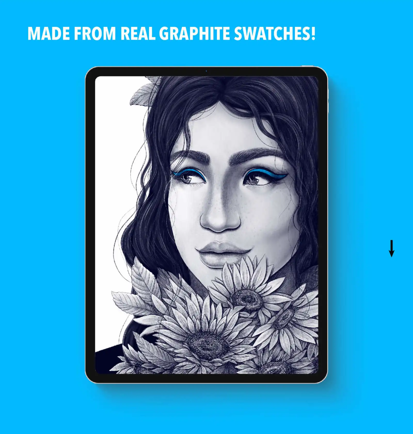 25 Graphite & Charcoal Procreate Brushes for Portraits Free Download