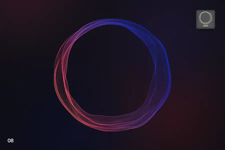 Floating Mesh Shapes Photoshop Brushes Free Download