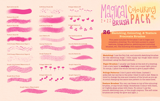 Magical Colouring Brush Pack - 2022 - Free Download