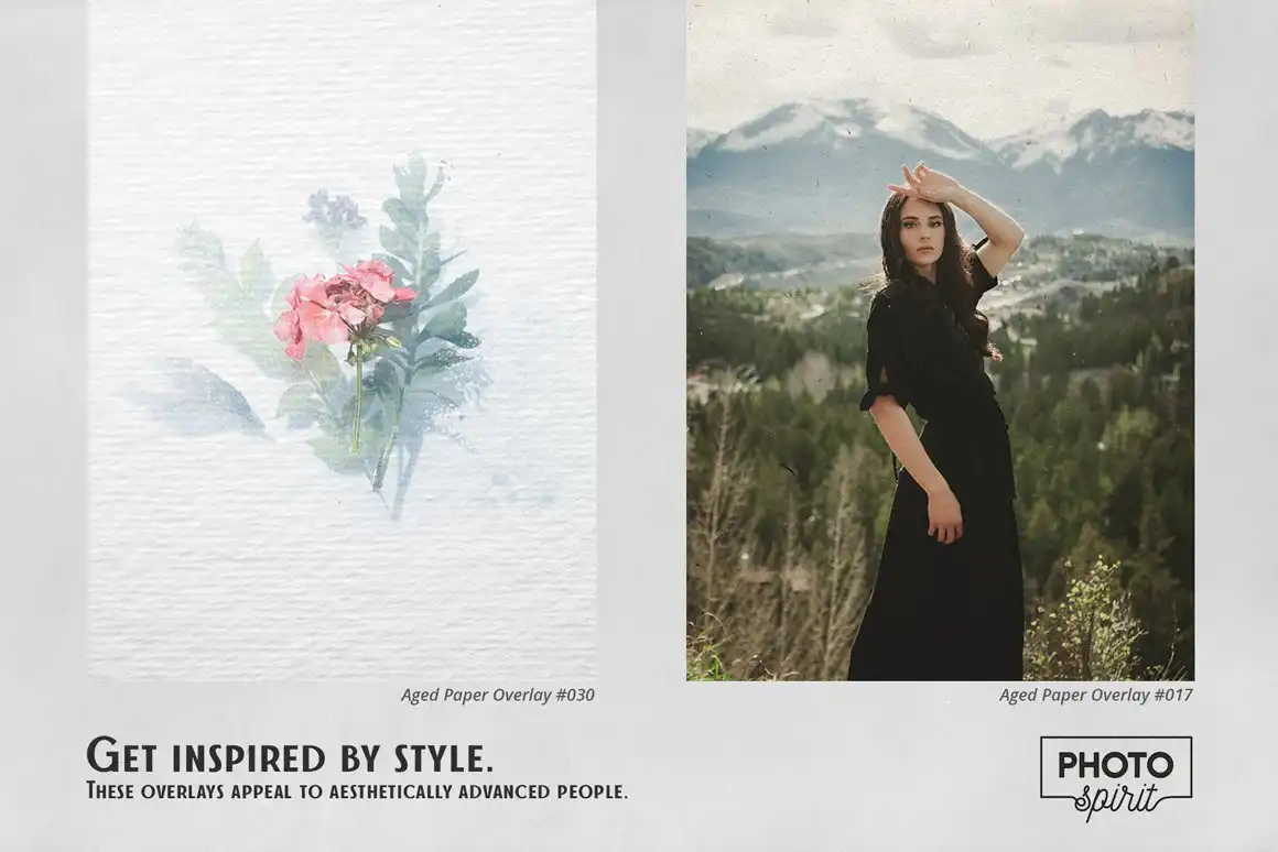 Aged Paper Effect Overlays - Free Download