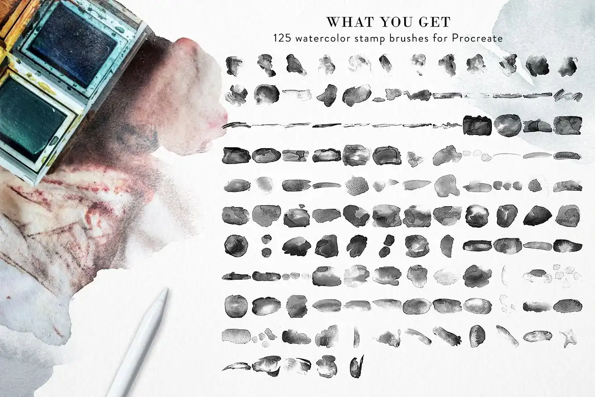 All Procreate Stamp Brushes Bundle Free Download