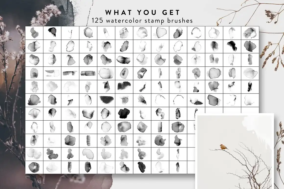 All Procreate Stamp Brushes Bundle Free Download