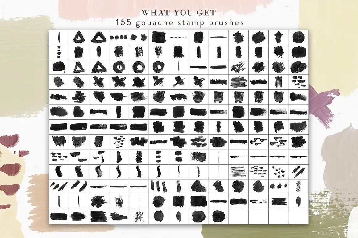 All Procreate Stamp Brushes Bundle Free Download