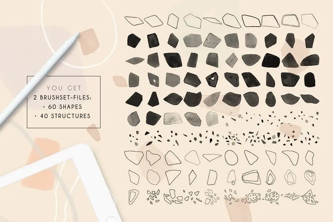 All Procreate Stamp Brushes Bundle Free Download