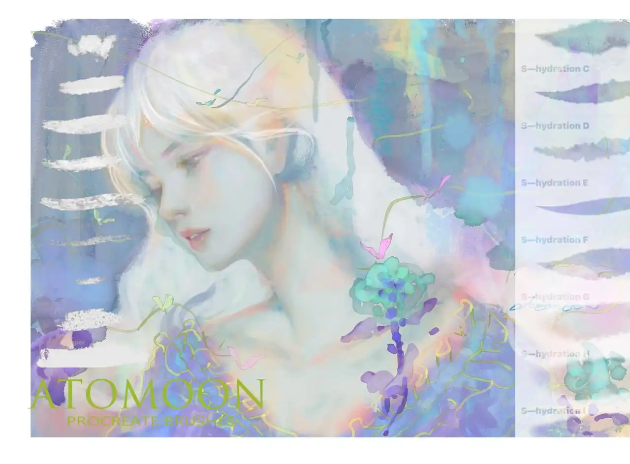 ATOMOON Procreate Brushes drawing Free Download