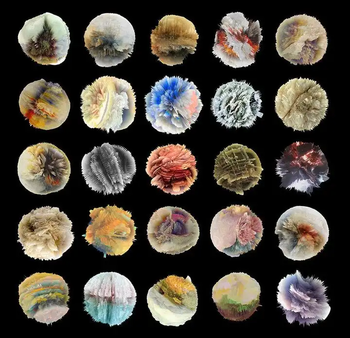 Big Bang Exploding Color Textures 3 - Brushes Pack