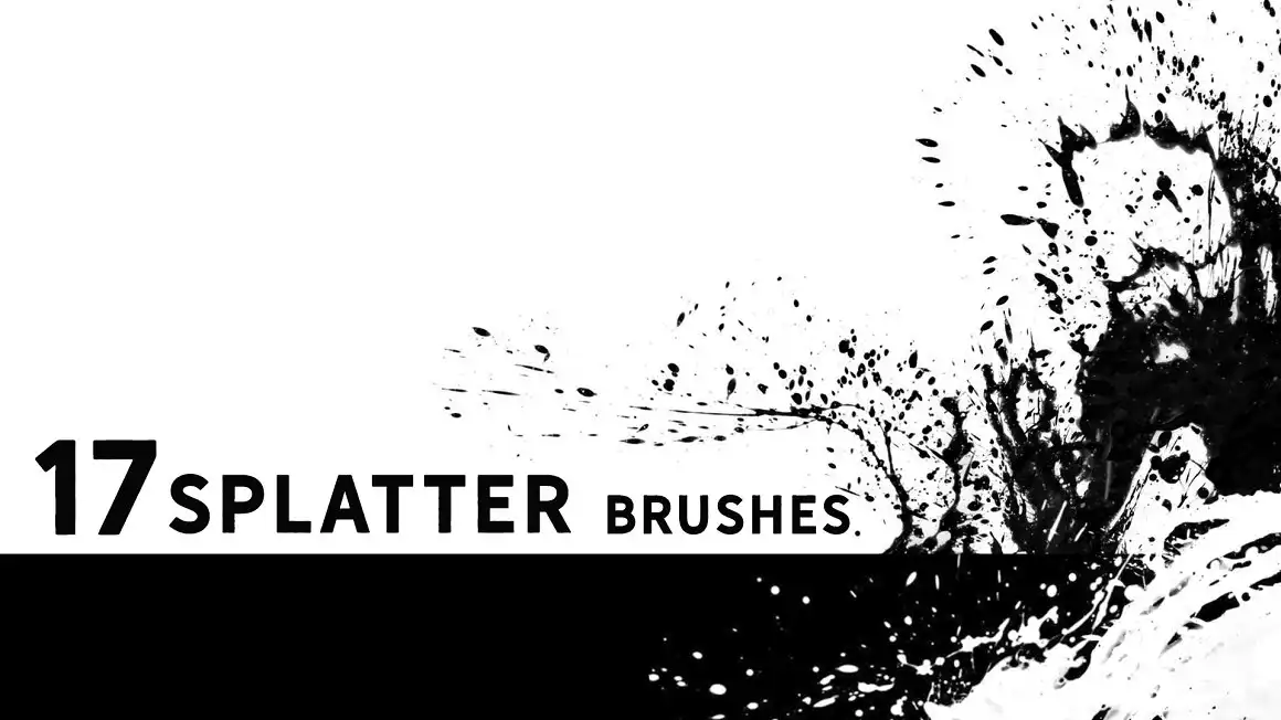 Circular splatter brushes Free Download