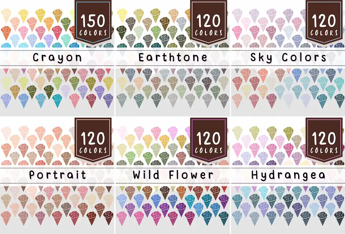 Color Bundle – 3000 Procreate Colors - Free Download