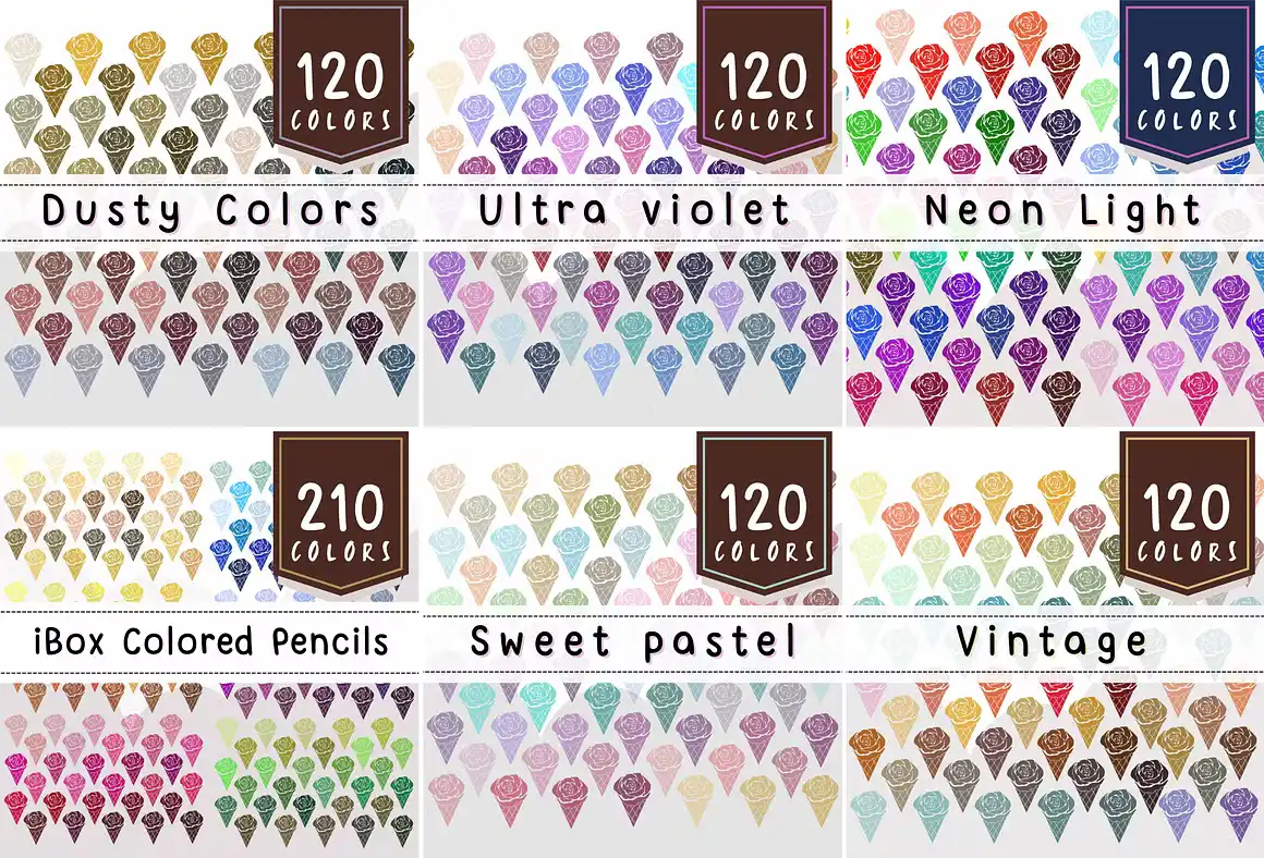 Color Bundle – 3000 Procreate Colors - Free Download