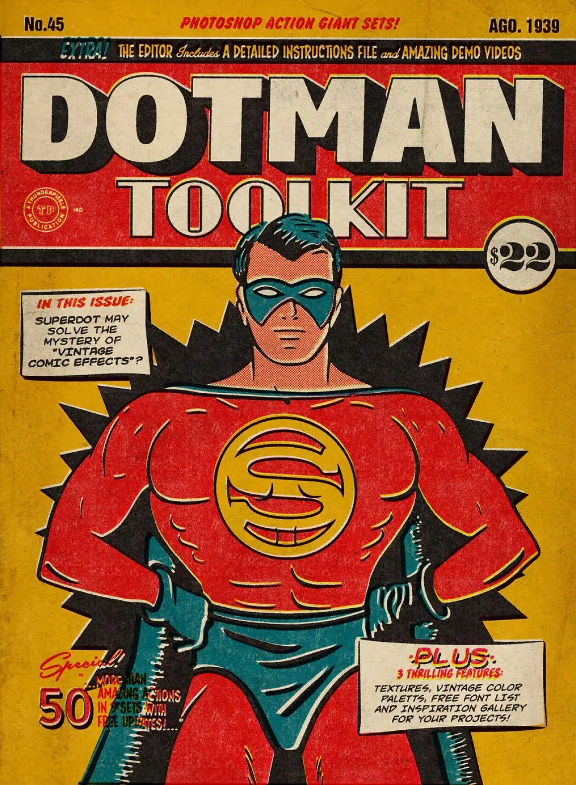 DotMan ToolKit Vintage Comic Effects Free Download