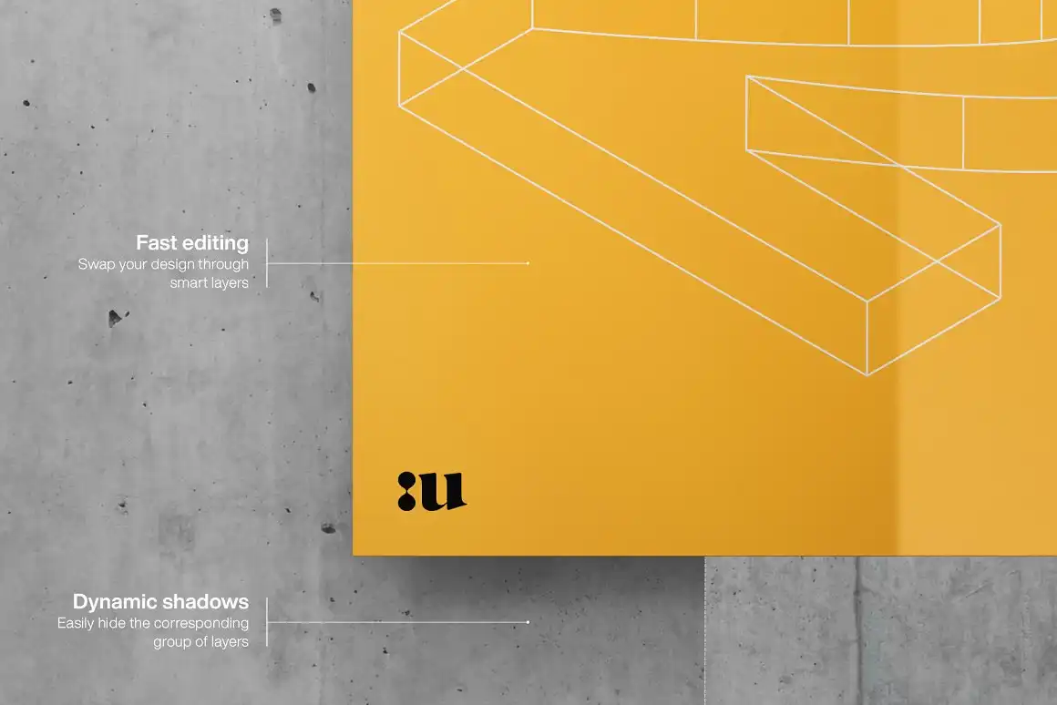 Dual Poster Mockup Free Download