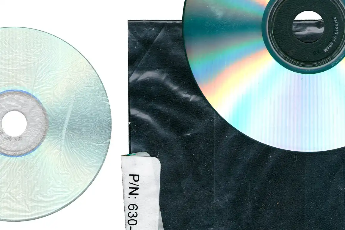 Extra-detailed CD textures, CD cases Free Download