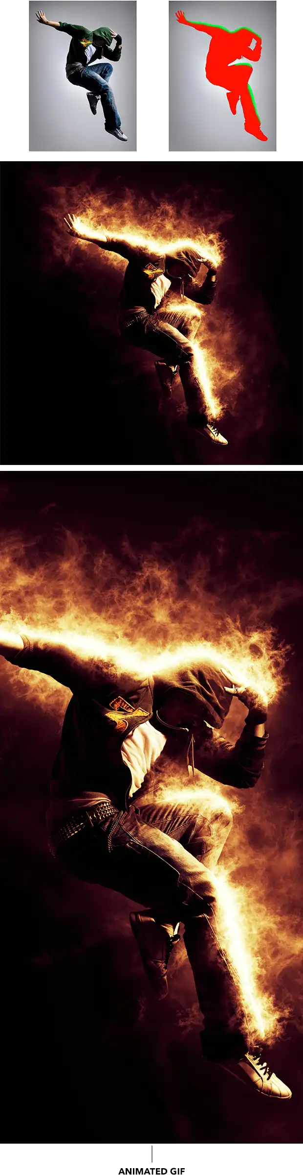 Gif Animated Solar Effect Photoshop Action Free Download