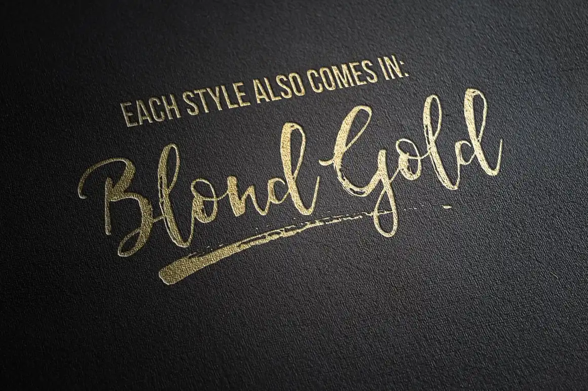 Gold Foil Layer Styles for Photoshop Free Download
