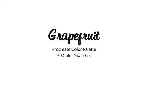 Grapefruit Procreate Color Palette Free Download