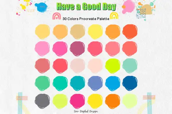 Have a Good Day Procreate Color Palette - Free Download